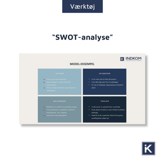 Køb værktøj: SWOT-analyse - INDKOM ApS